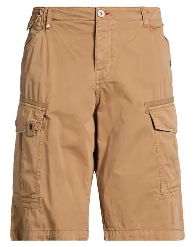 BERNA Cotton Cargo Shorts - Beige