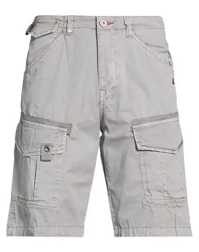 BERNA Cotton Cargo Bermuda Shorts - Grey