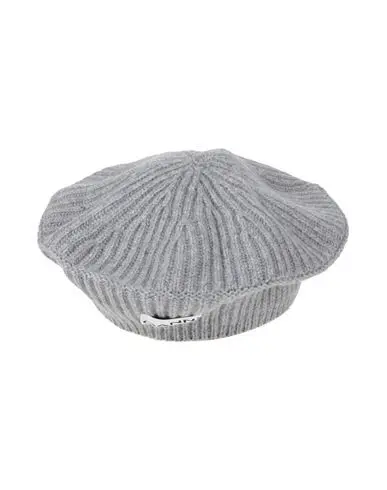GANNI Knitted Beret - Grey
