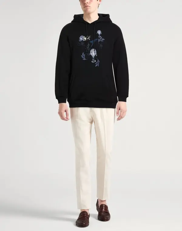 Emporio Armani Cotton French Terry Sweatshirt - Black