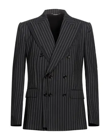Dolce & Gabbana Virgin Wool Blend Pinstripe Blazer