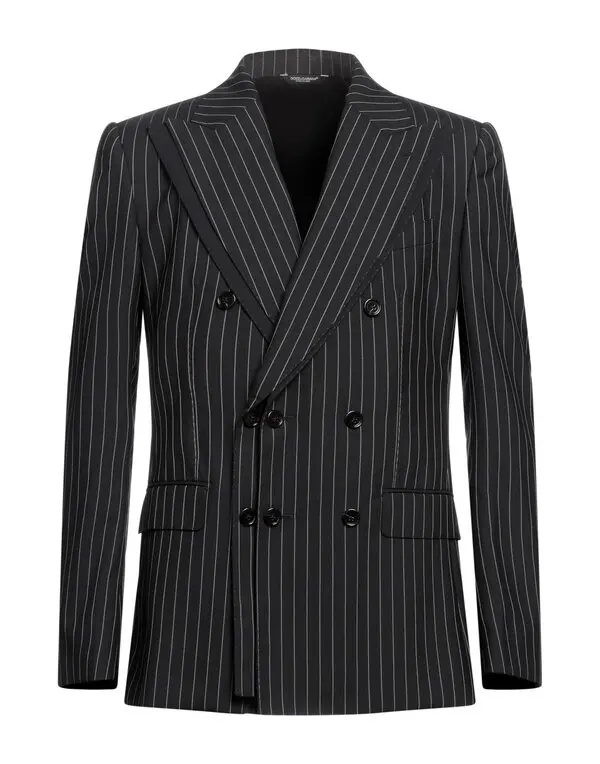 Dolce & Gabbana Virgin Wool Blend Pinstripe Blazer