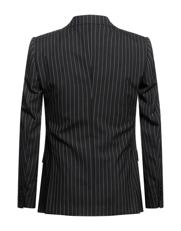Dolce & Gabbana Virgin Wool Blend Pinstripe Blazer