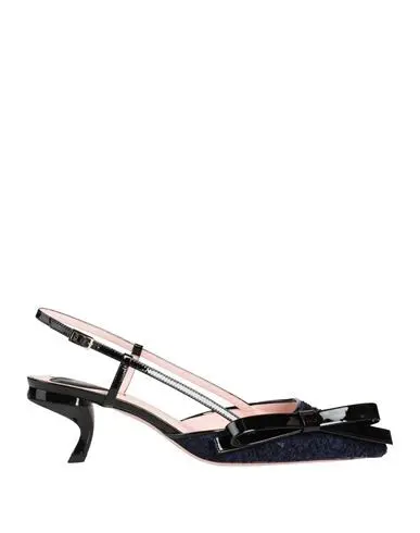 ROGER VIVIER Slingback Pumps - Navy