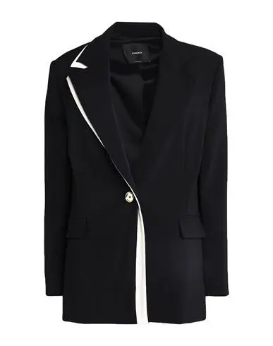 Pinko Crepe Blazer With Lapel Collar