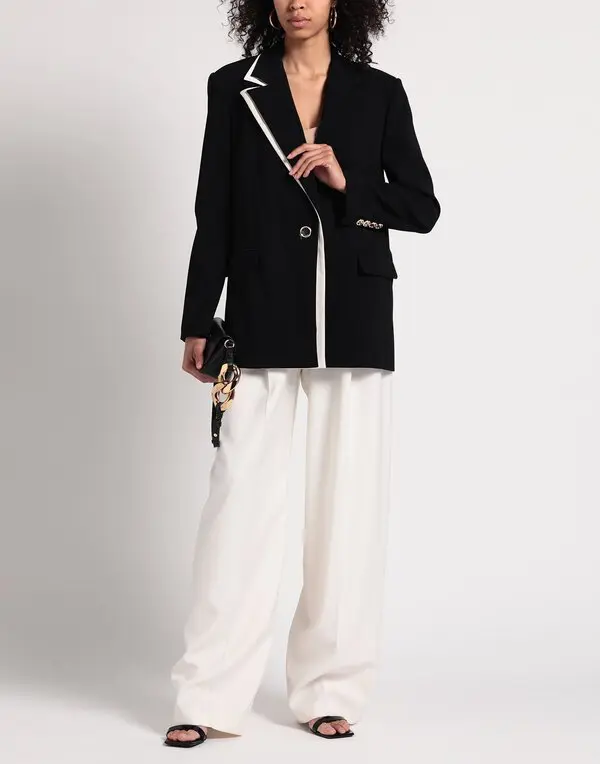 Pinko Crepe Blazer With Lapel Collar