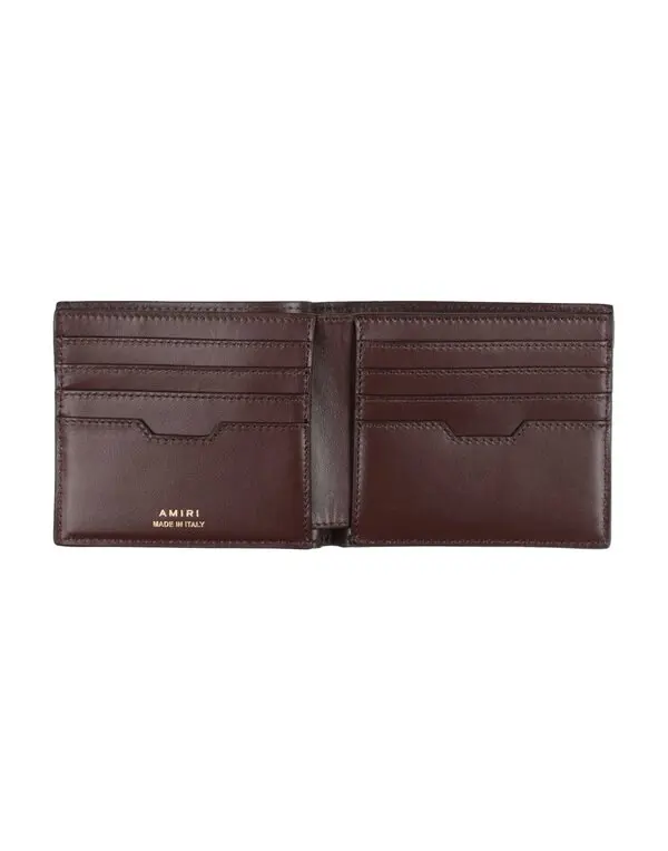 Amiri Wallet Cotton, Linen, Polyurethane - Brown