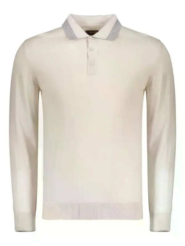 MOORER Polo-collar Sweater