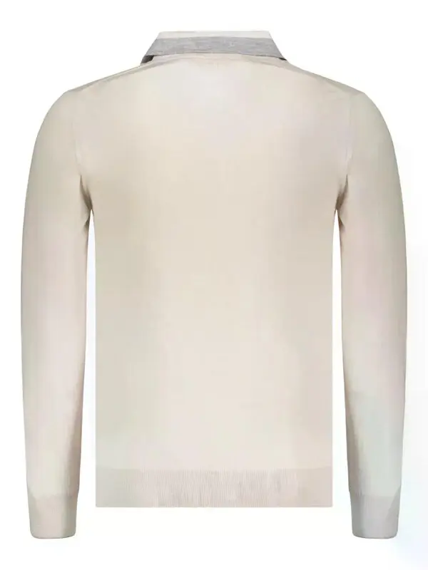 MOORER Polo-collar Sweater
