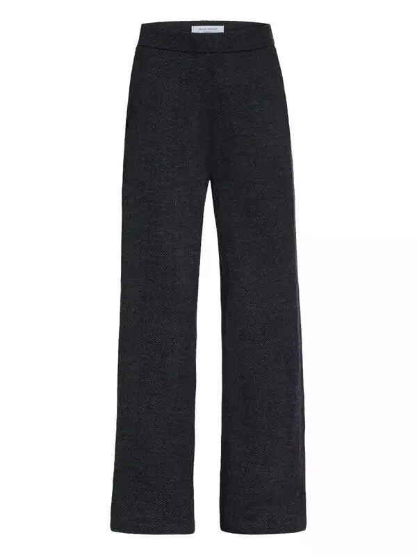 NELLS NELSON Danette Herringbone-pattern Trousers