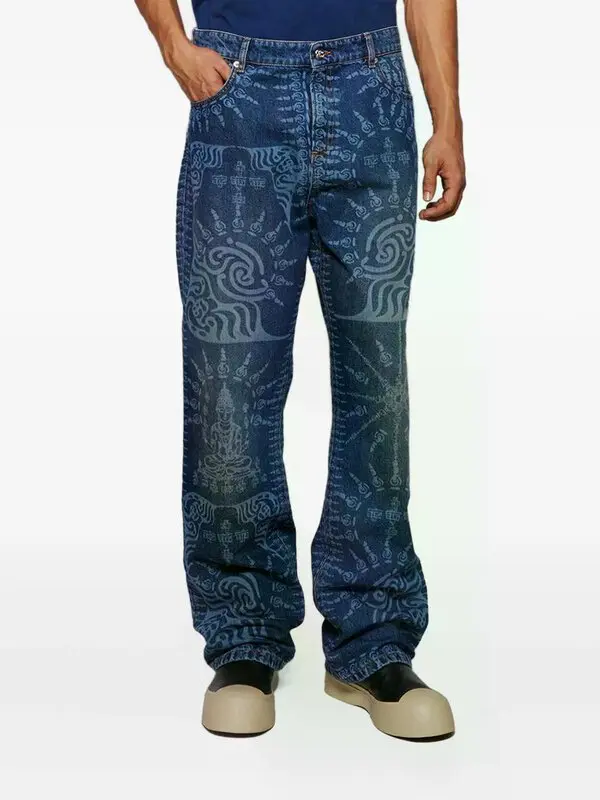 BLUEMARBLE All-over Print Jeans