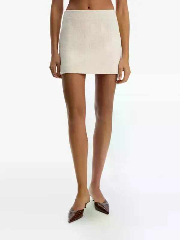 12 STOREEZ Textured Mini Skirt