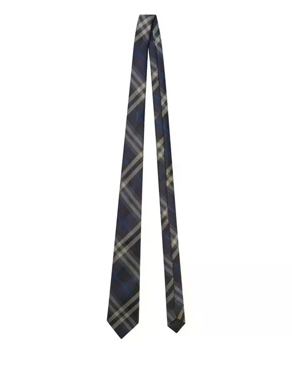 Burberry Check-pattern Silk Tie