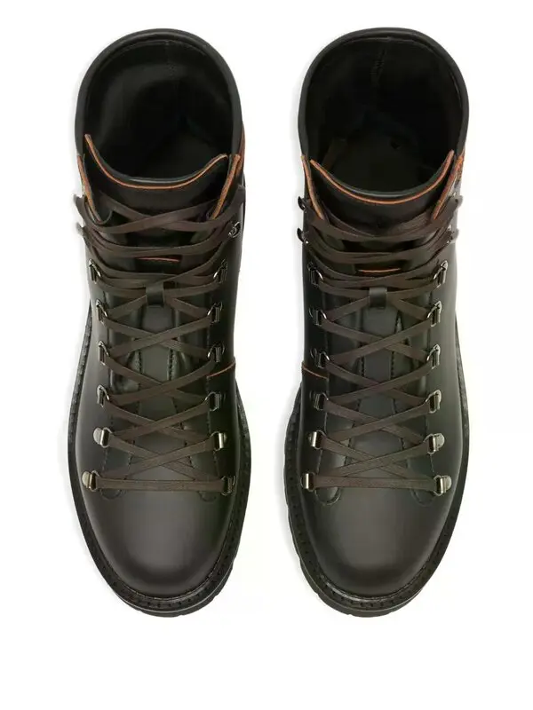Bally Wandern Round-toe Leather Boots