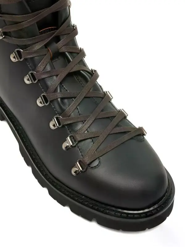 Bally Wandern Round-toe Leather Boots