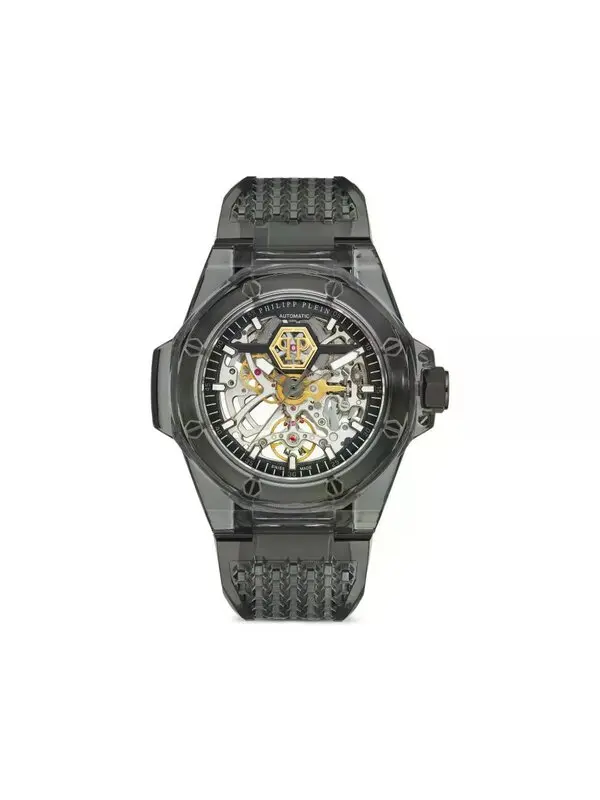 Philipp Plein King Phantom Shadow 46mm Timepiece - Silver