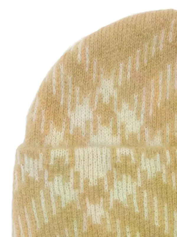 Burberry Check-pattern Beanie - Neutrals
