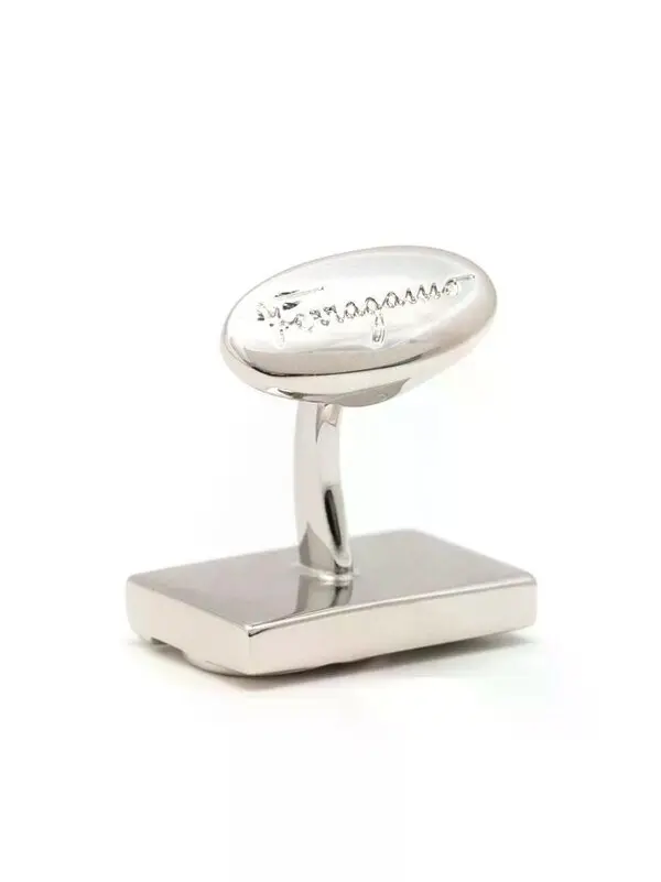 FERRAGAMO Gancini Plaque Cufflinks
