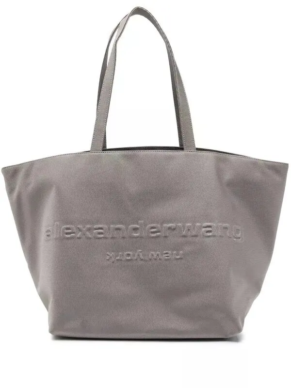 Alexander Wang Embossed Canvas Nylon Tote Bag