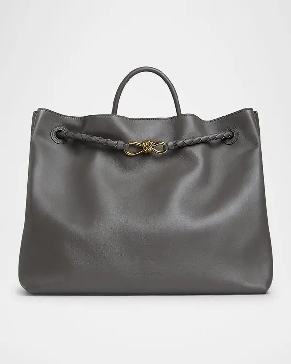 Bottega Veneta Andiamo Leather Top-handle Bag