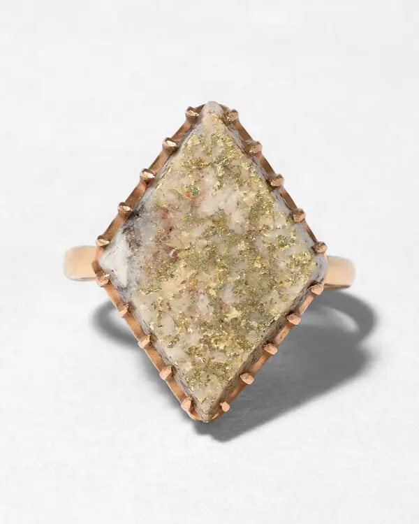 Alexis Bittar 1800s 14k And Quartz Ring - Gold