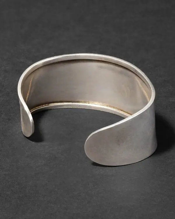 Alexis Bittar Vintage 1980s Sterling Modernist Cuff Bracelet