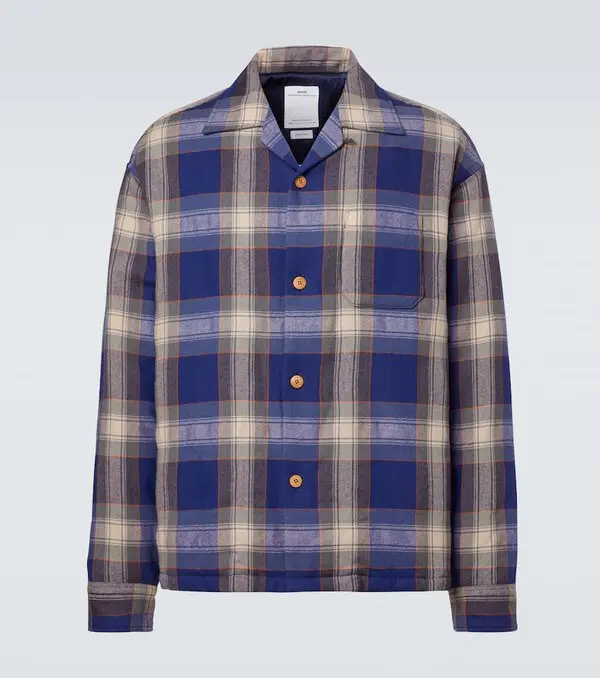 Visvim Keesey Wool And Linen Down Overshirt