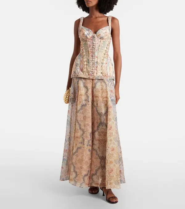 Zimmermann Rebellion Floral Linen Gown - Multicoloured