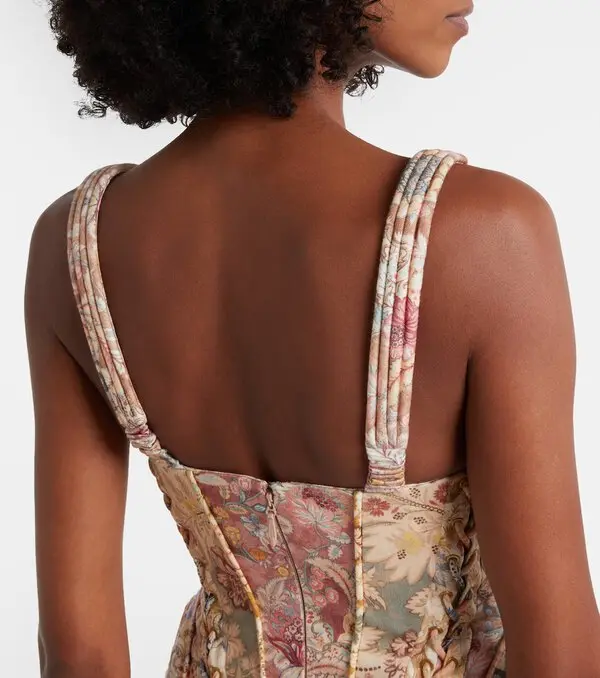 Zimmermann Rebellion Floral Linen Gown - Multicoloured