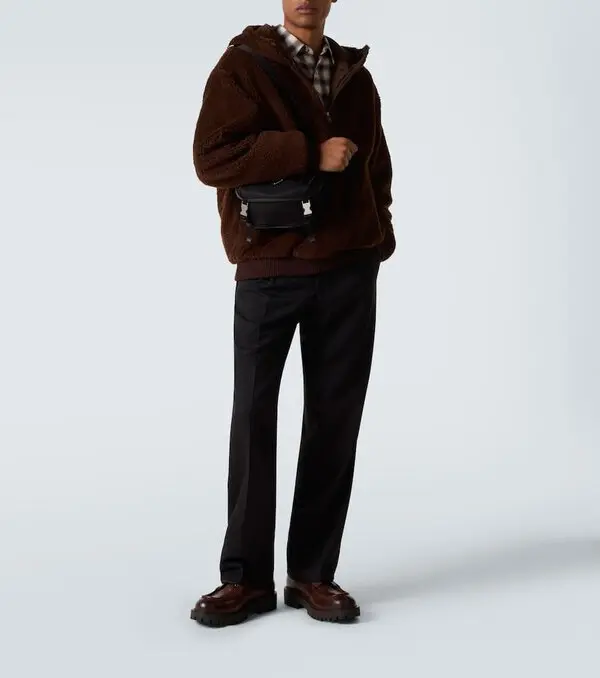 Prada Wool-blend Teddy Jacket