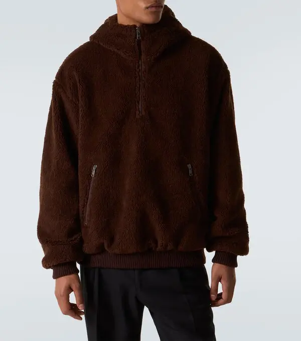 Prada Wool-blend Teddy Jacket