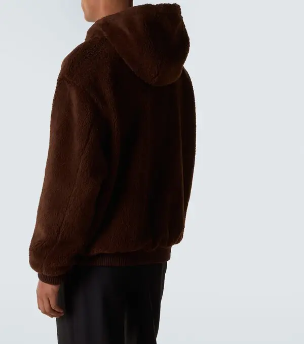 Prada Wool-blend Teddy Jacket