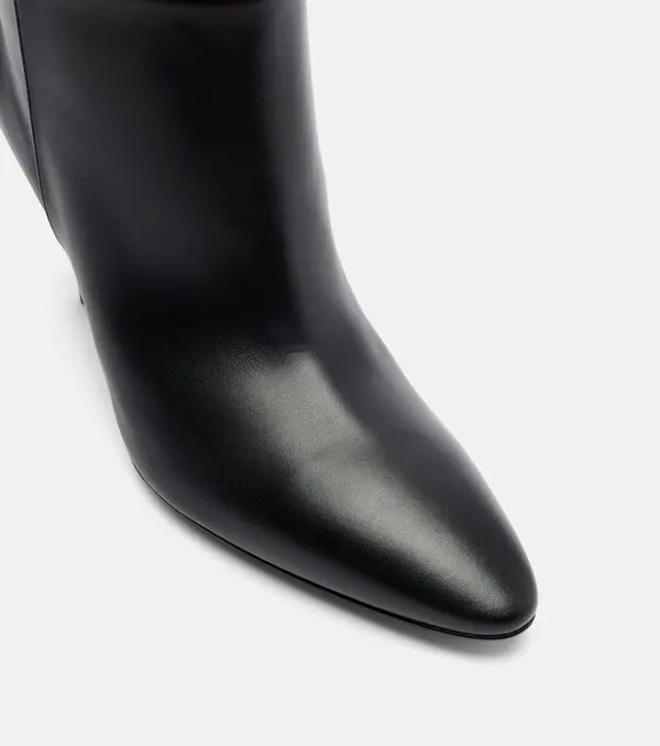 GIANVITO ROSSI Elise 85 Mid-calf Leather Boots