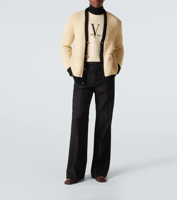 Valentino Garavani High-rise Flared Pants