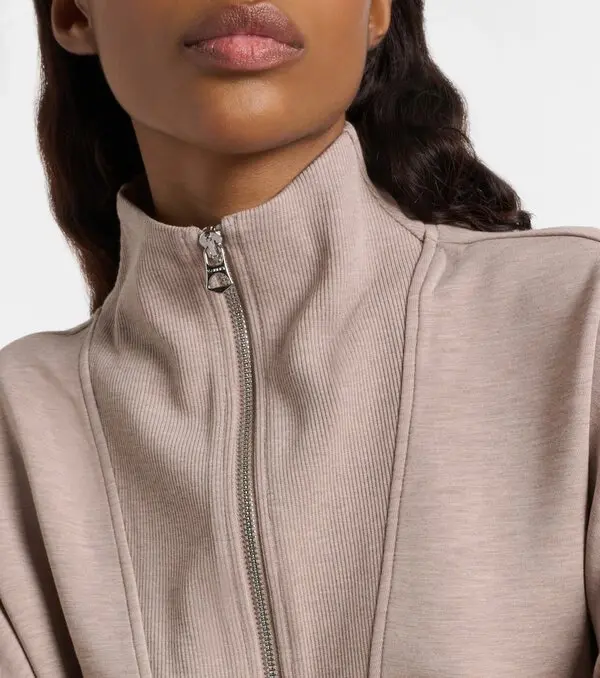 Varley Masie Jersey Half-zip Sweatshirt - Beige