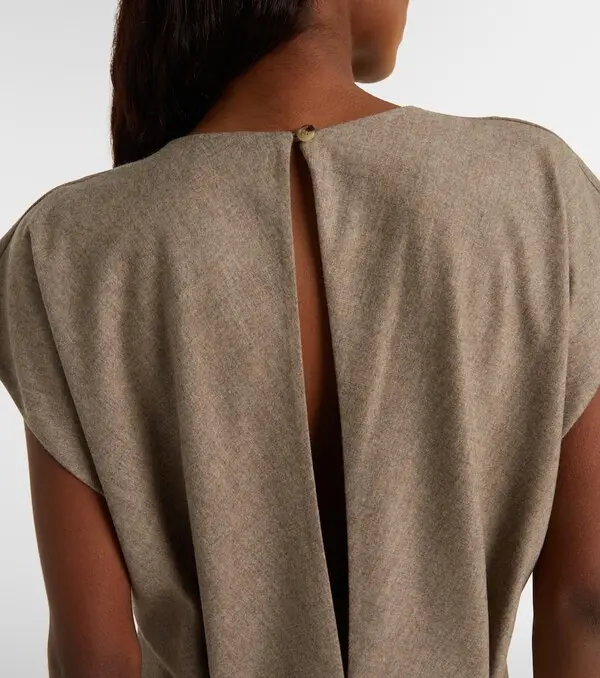 Khaite Mer Cotton Top - Beige