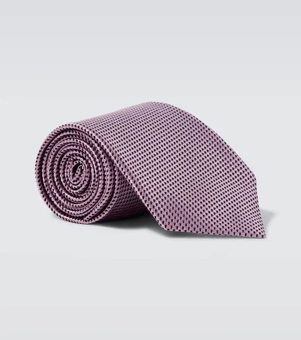 TOM FORD Silk Twill Necktie - Pink