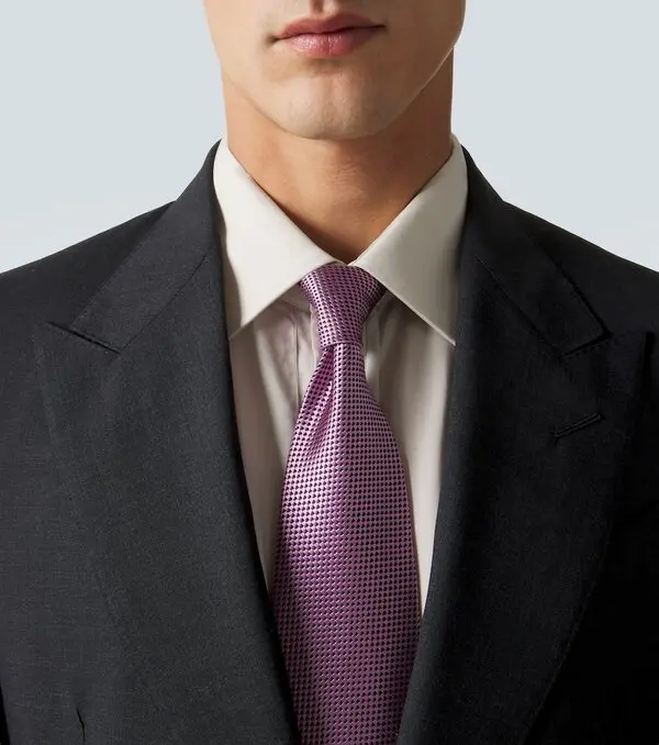 TOM FORD Silk Twill Necktie - Pink