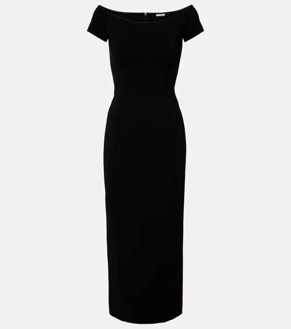 JOSEPH Foin Midi Dress - Black