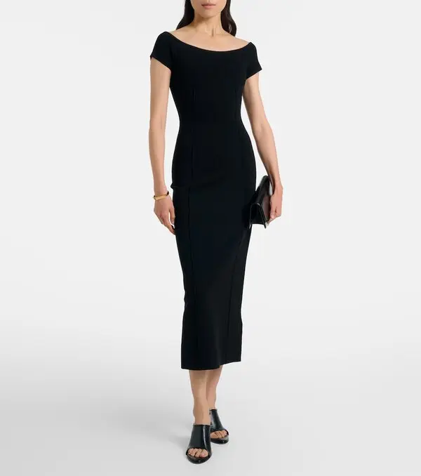 JOSEPH Foin Midi Dress - Black
