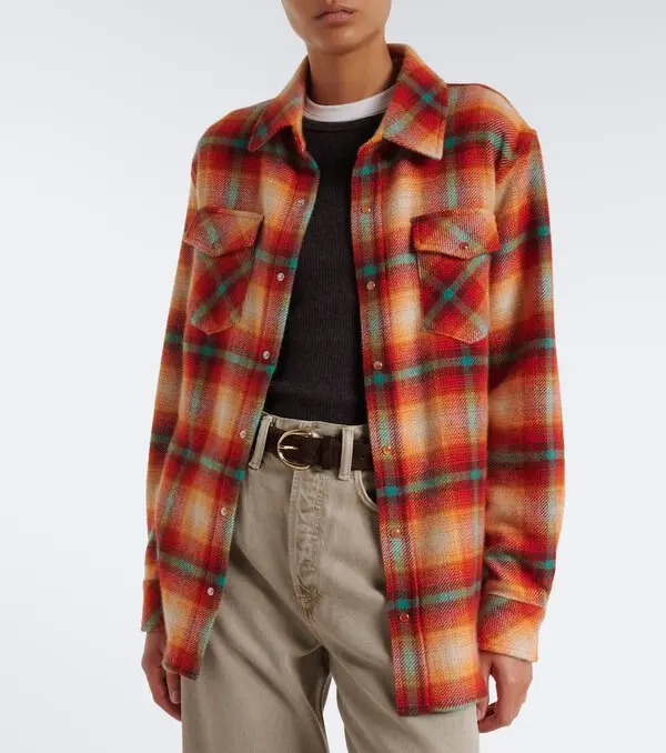 AGOLDE Ribbed-knit Top - Brown
