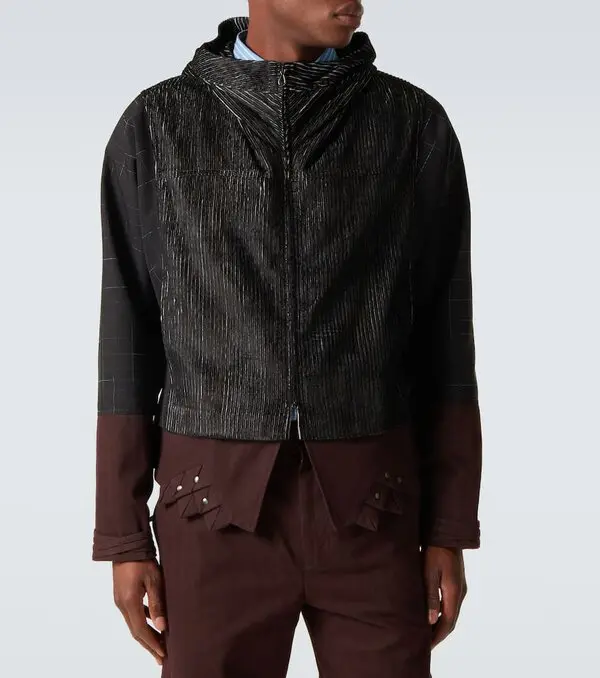 KIKO KOSTADINOV Estike Hooded Silk-blend Jacket