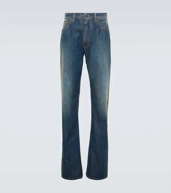 MAISON MARGIELA Mid-rise Straight Jeans - Blue