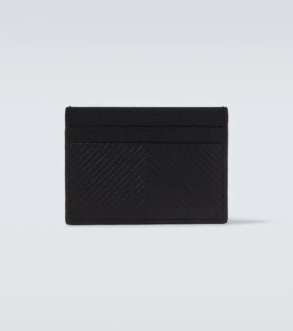 Loewe Logo Leather Card Holder - Black