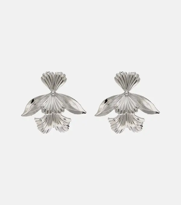 JENNIFER BEHR Ayla Floral Earrings - Silver
