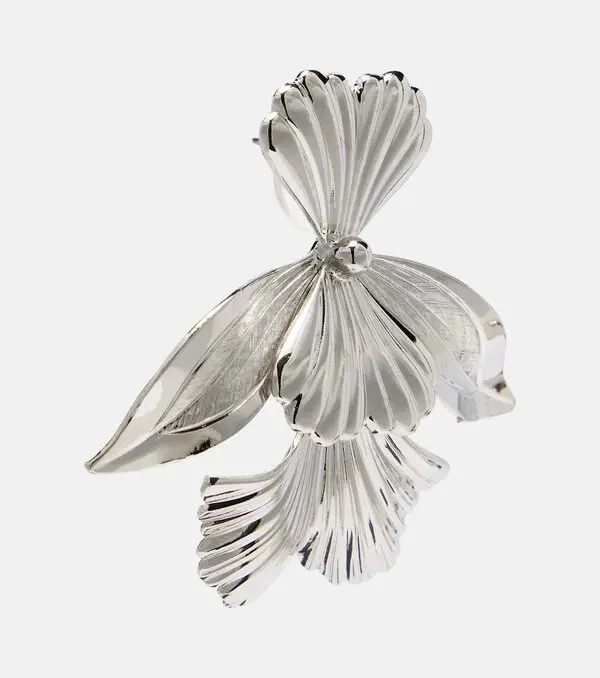 JENNIFER BEHR Ayla Floral Earrings - Silver