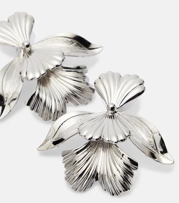 JENNIFER BEHR Ayla Floral Earrings - Silver