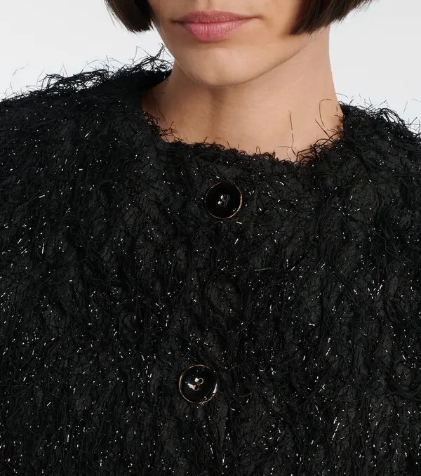 Erdem Lurex Fil Coupé Jacket