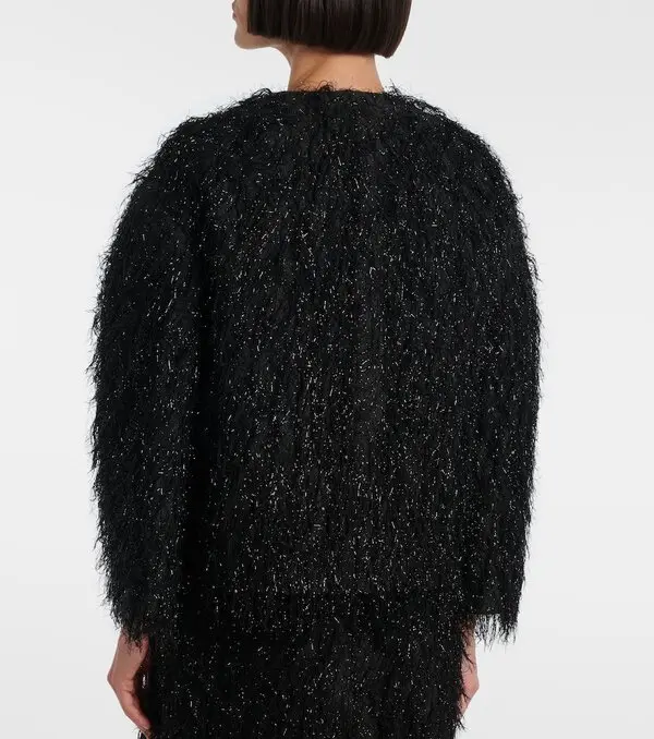 Erdem Lurex Fil Coupé Jacket