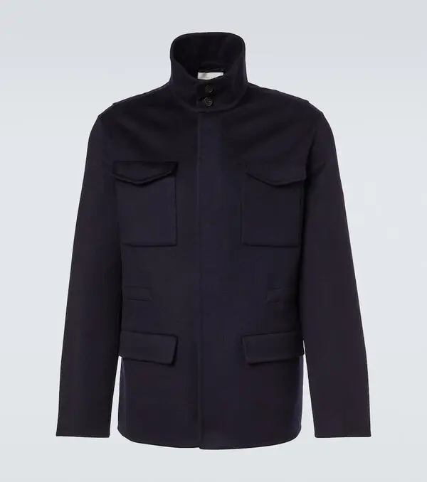THE ROW Tanith Cashmere Jacket - Blue